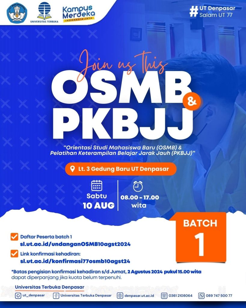 PENGUMUMAN - Universitas Terbuka Denpasar